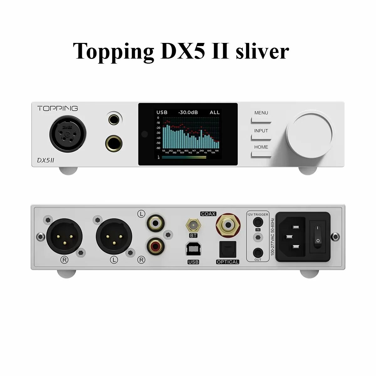 TOPPING DX5 II Полностью сбалансированный комбинированный усилитель ЦАП и наушников с двойным декодером LDAC