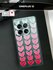 Чехол на OnePlus 12 / Ван Плас 12 с принтом "Градиент из сердечек"