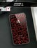 Чехол на Apple iPhone 4/4S / Айфон 4/4S с принтом "Легкие бордовые сердечки"