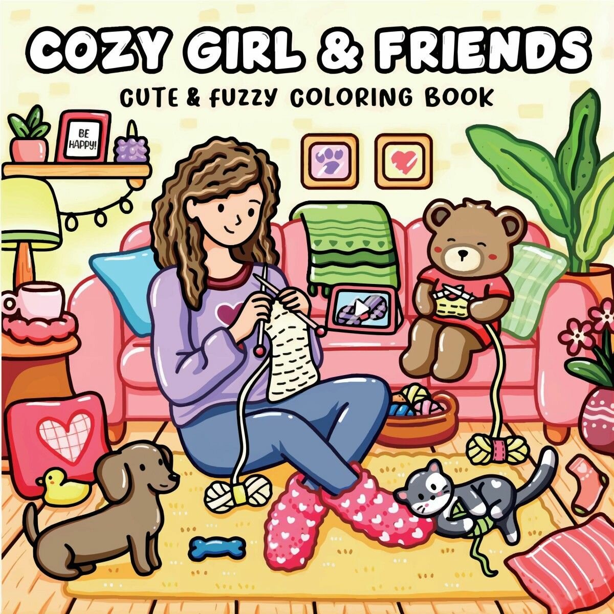 Раскраска антистресс для взрослых и подростков Coco Wyo -GOZY GIRL & FRIENDS