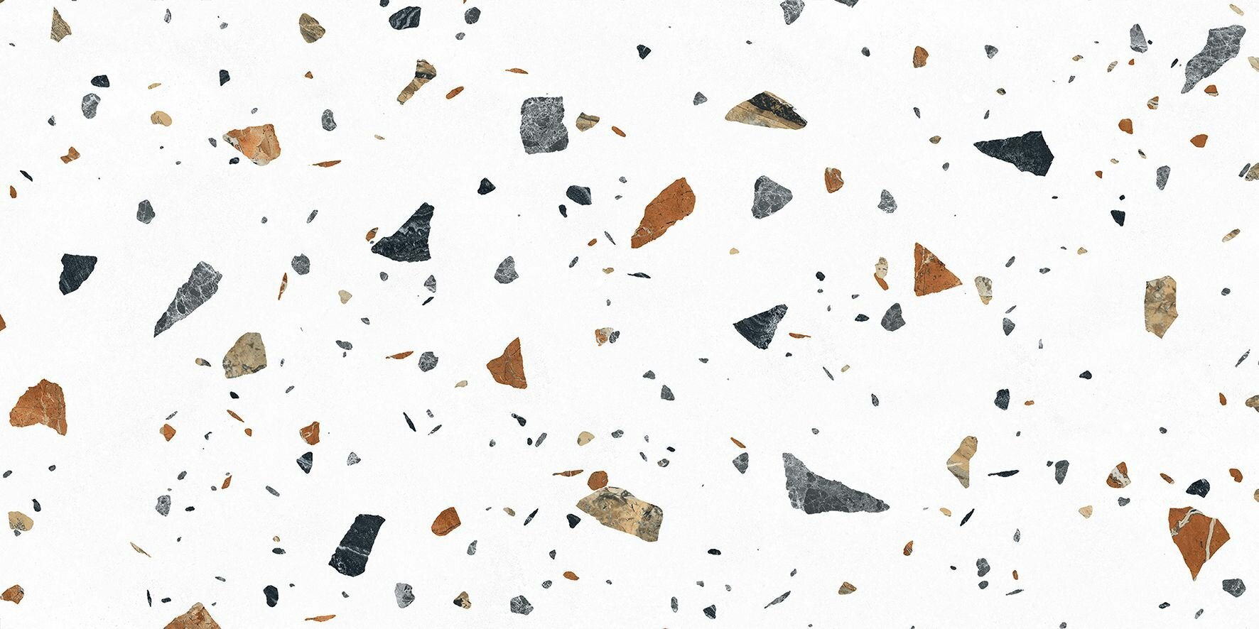 Laparet Керамогранит Terazzo Bianco цветной матовый карвинг 60x120 8 мм (цена за 1.44 м2)