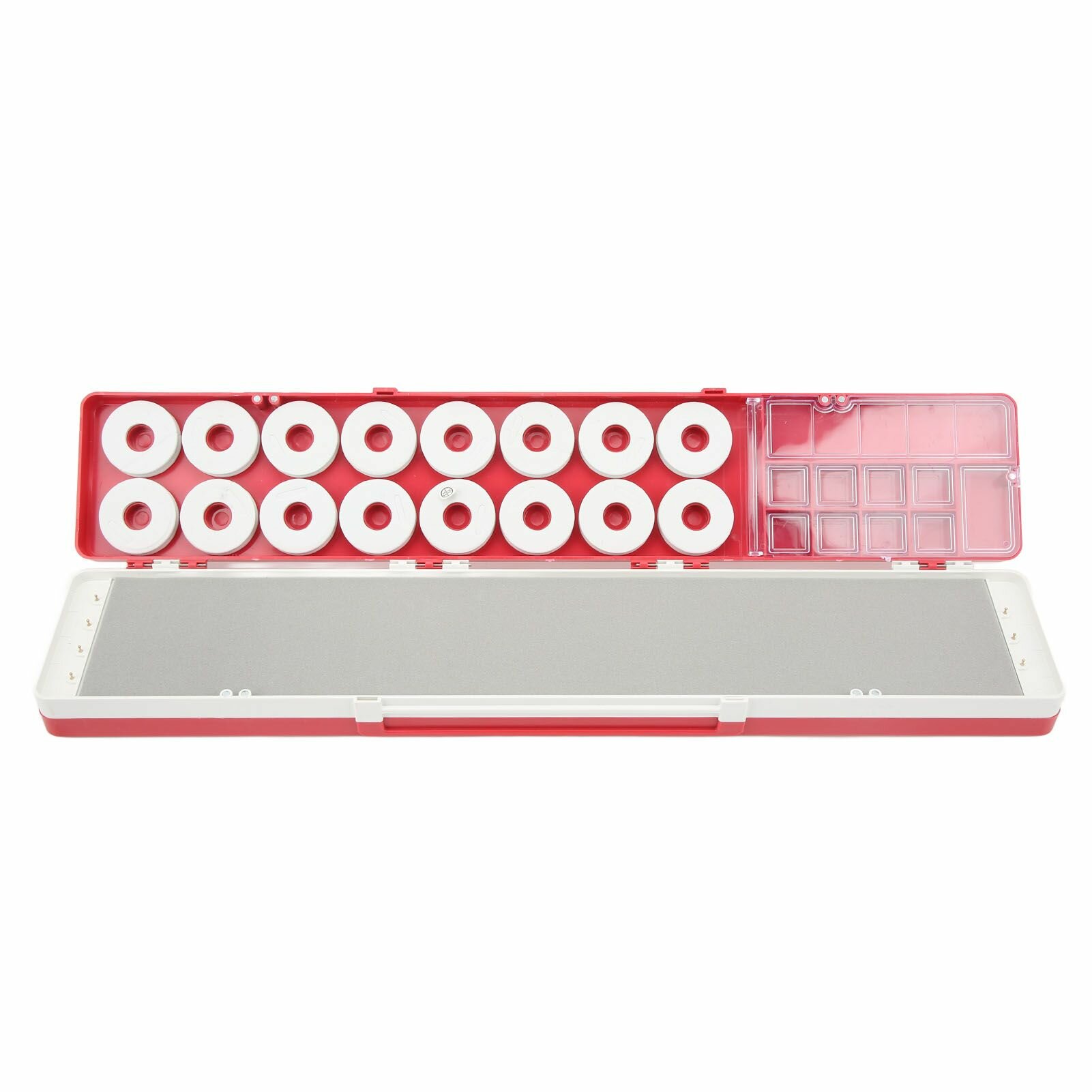 Коробка для рыболовных поплавков 3 слоя 3 в 1 Коробка для хранения поплавков для рыбы Аксессуары для рыболовных снастей красный