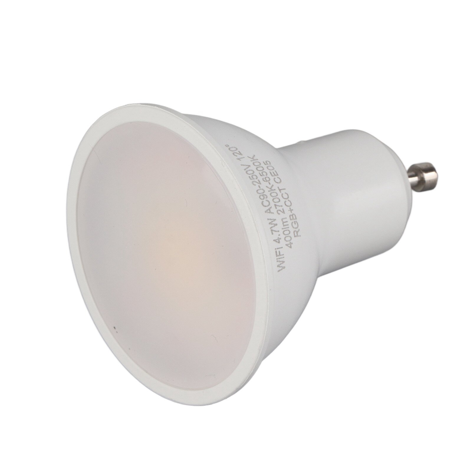 Умная светодиодная лампа RGB WW с функцией затемнения Интерфейс GU10 Wi-Fi Умная светодиодная лампа с регулируемой яркостью для домашнего офиса Отель AC90‑250V