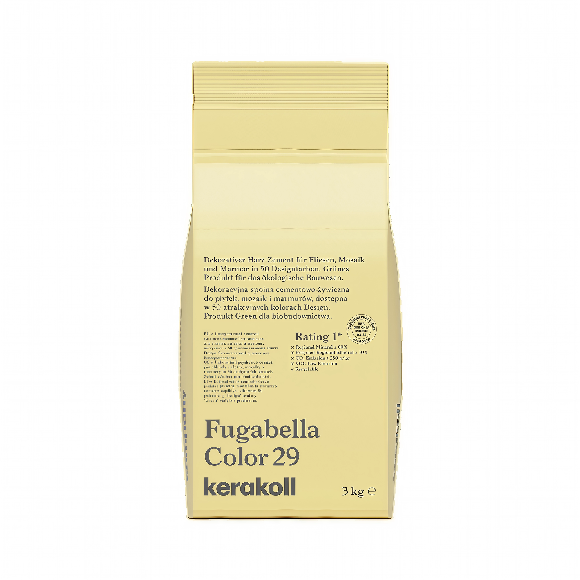 Затирка Kerakoll Fugabella Color цвет 29, 3 кг. Гибридная влагостойкая для плитки. Для ванной, кухни, бассейна.