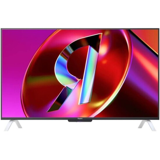 Телевизор Яндекс GPT YNDX-00095, 55" 4K UHD, QLED, черный
