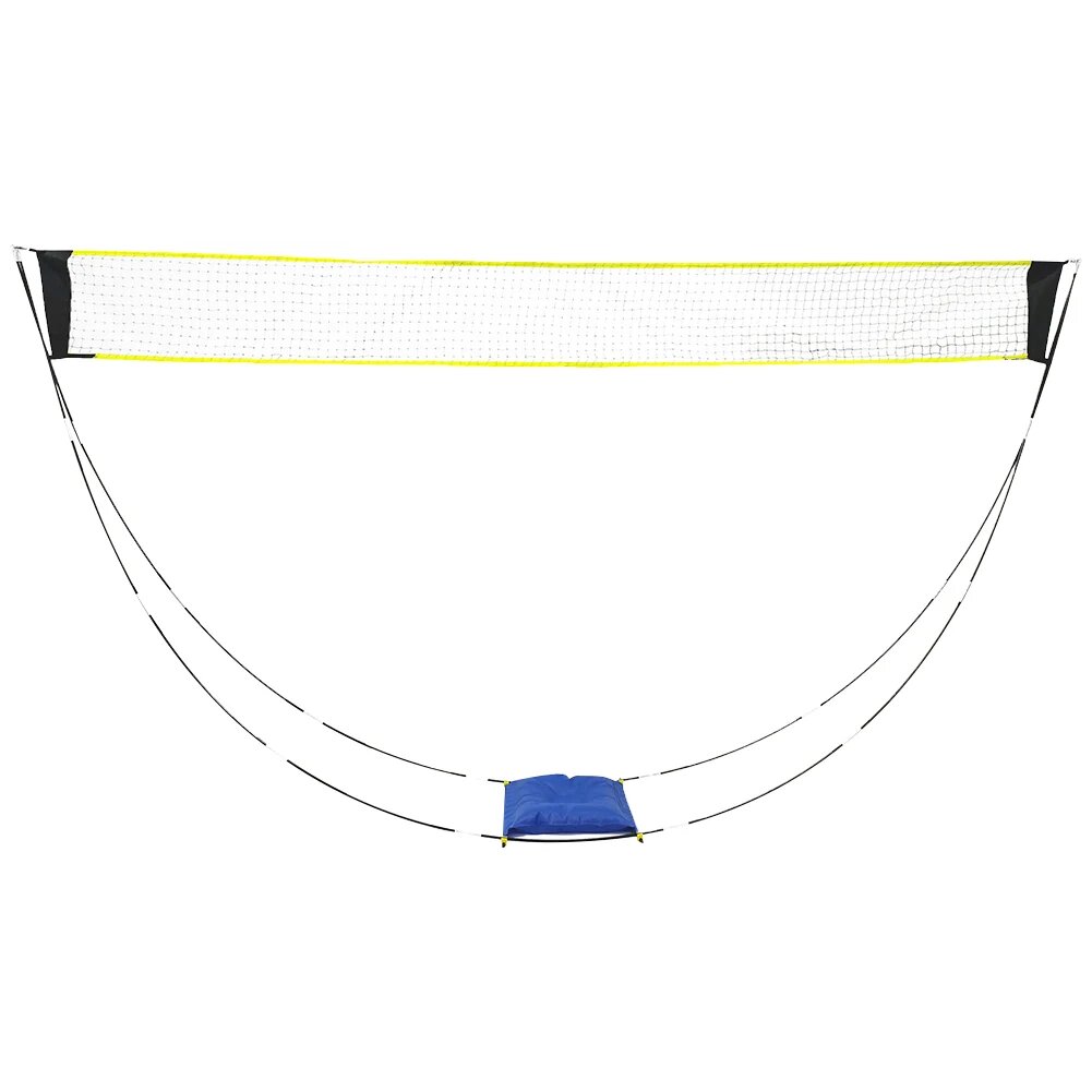 Портативная сетка для бадминтона, сетка для бадминтона, подставка с сумкой для переноски, волейбольная сетка, многофункциональная пляжная сетка для двора, сада