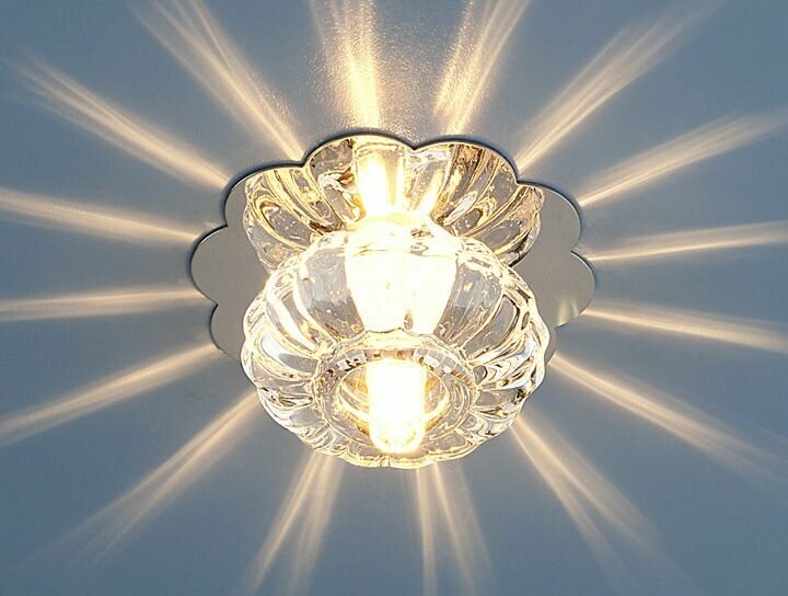 Точечный светильник 847 G4 CH/CL хром/прозрачный Elektrostandard