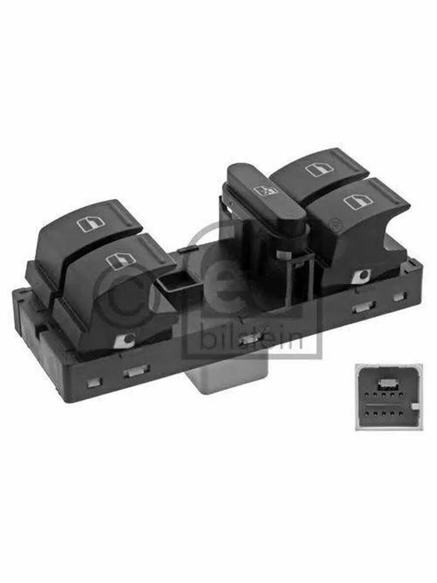 Блок управления стеклоподъемниками, Фольксваген Гольф Джетта Пассат Тигуан Амарок, FEBI 37489