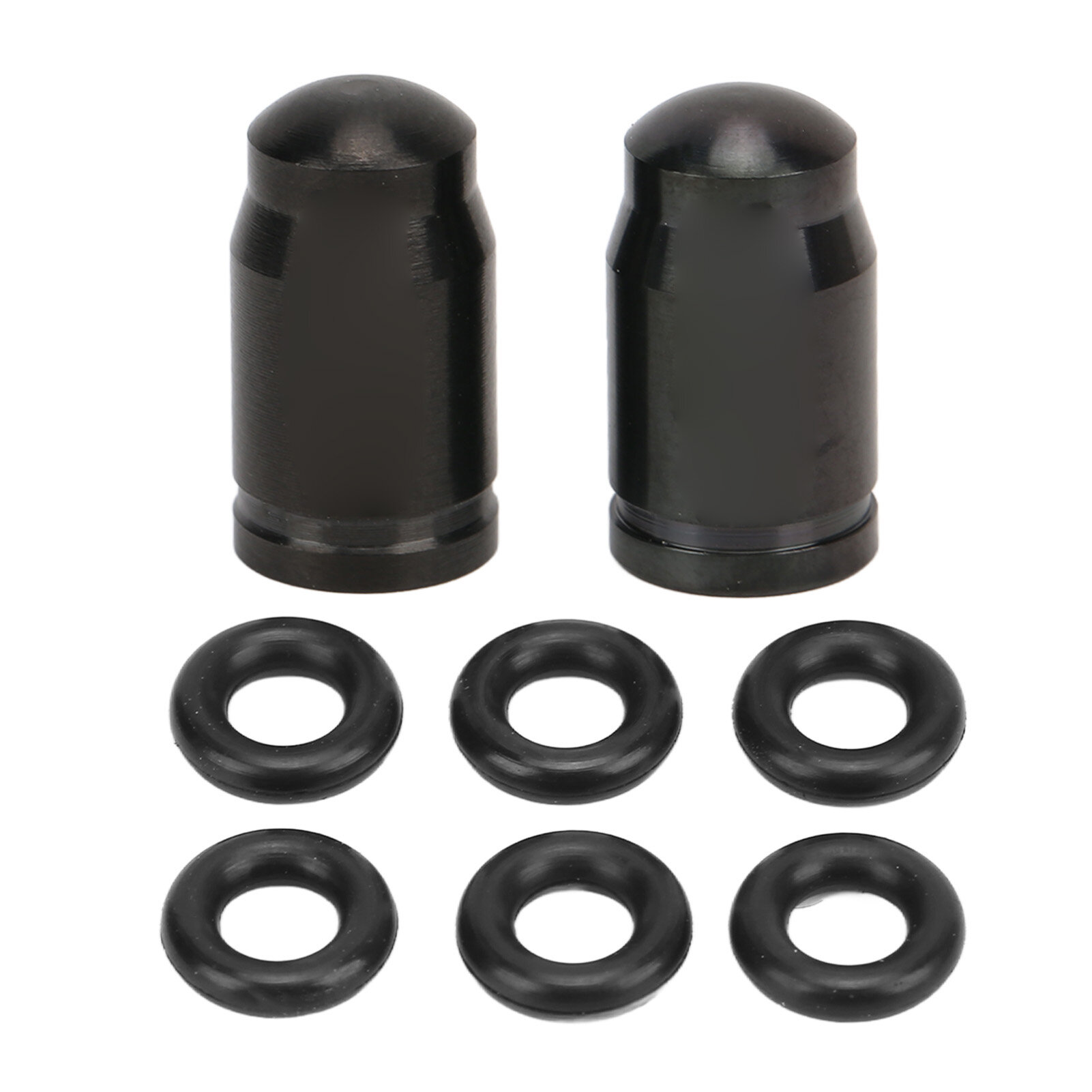 Колпачок воздушного клапана велосипеда RISK из титанового сплава, механический, для велосипедной шины, американский, пылезащитный, черный.