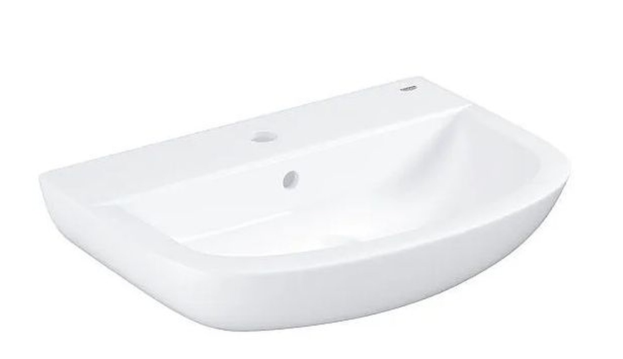 Раковина GROHE Bau Ceramic 39440000, подвесная, белая, 55 см x 38,6 см