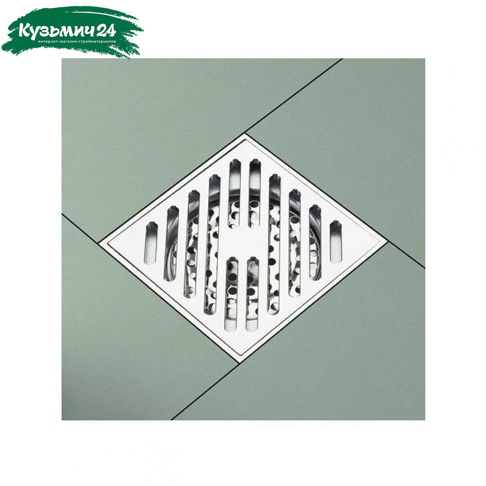 Трап душевой Gappo G81050, 100х100 мм хром