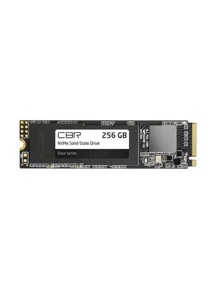 Накопитель SSD CBR SSD-256GB-M.2-BS24b М.2 2280, 256ГБ, 3 бит TLC, TLC 3D NAND, TLC, PCIe 3.0 x4