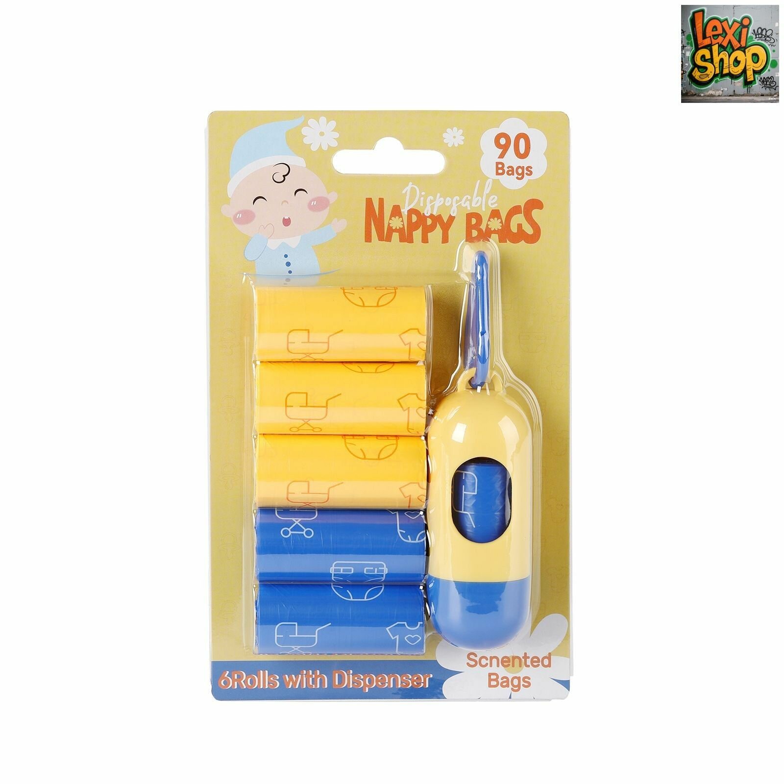 Пакеты для подгузников одноразовые утилизации использованных памперсов