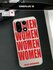 Чехол на OnePlus 15 / Ван Плас 15 с принтом WOMEN, прозрачный