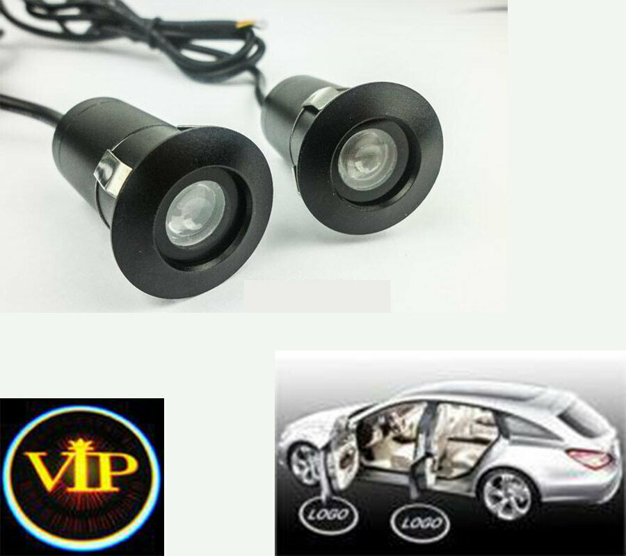 2 штуки Лазерные Огни Двери Автомобиля 5W С Проекцией 3D-Узора VIP 5 Поколений Встречи