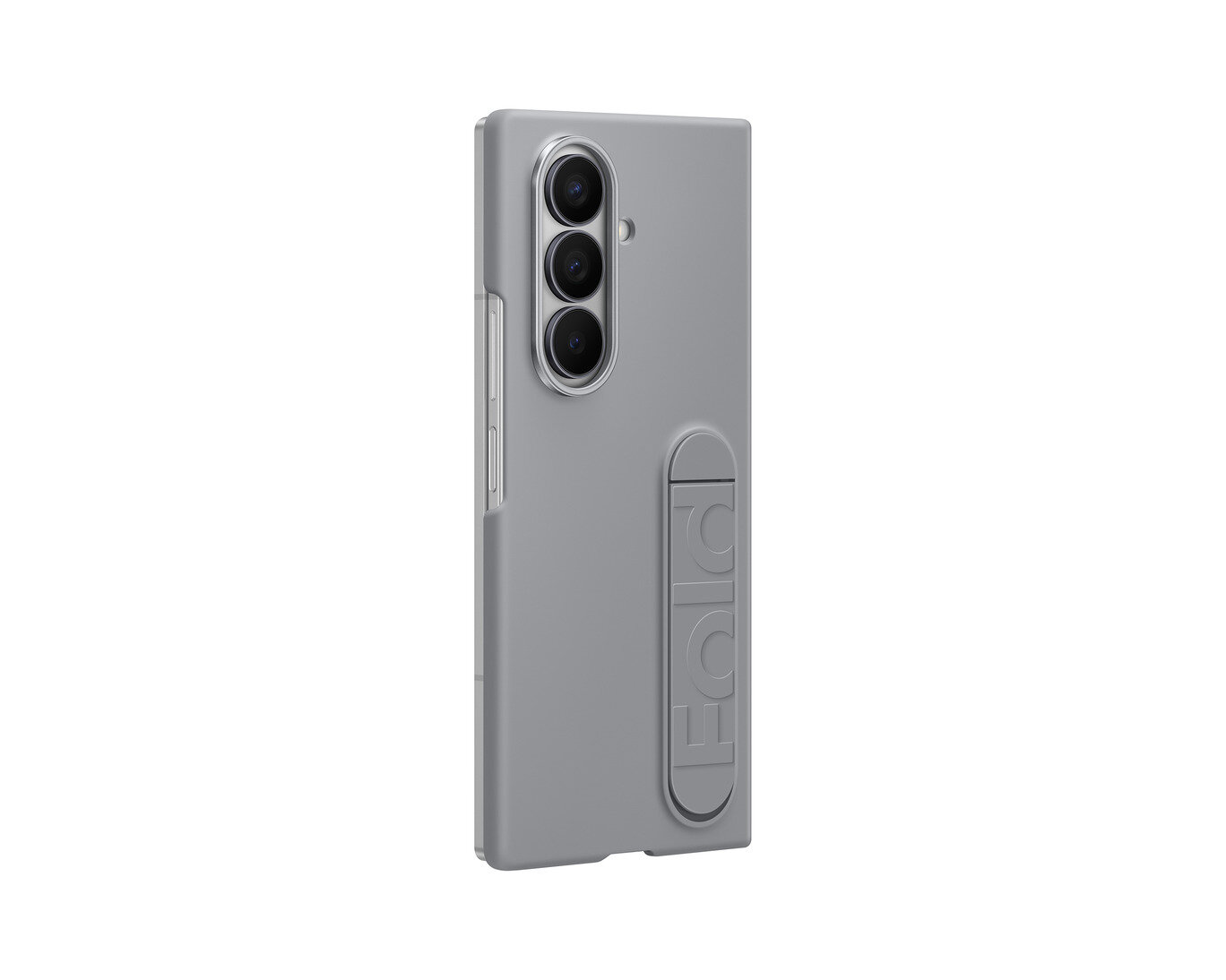Чехол-накладка Samsung Galaxy Z Fold 7, силикон, матовый, серый