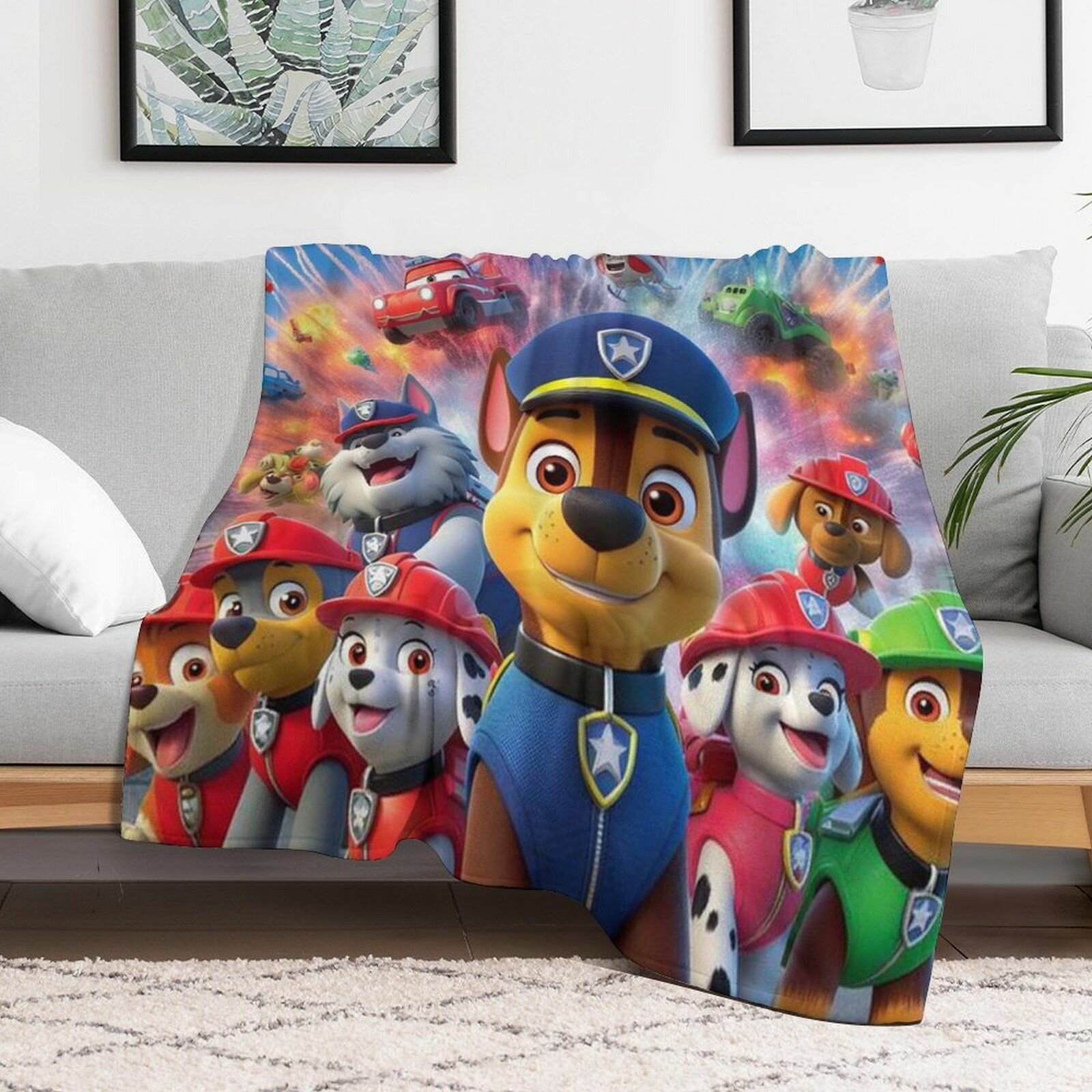 Paw Patrol Плед , Велсофт, 200 см х 150 см