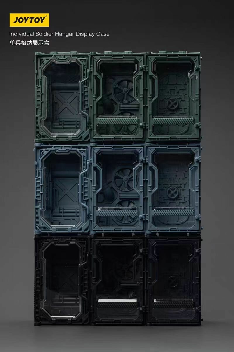 Бокс JOYTOY Warhammer, для миниатюр, пластик, цвет темно-серый