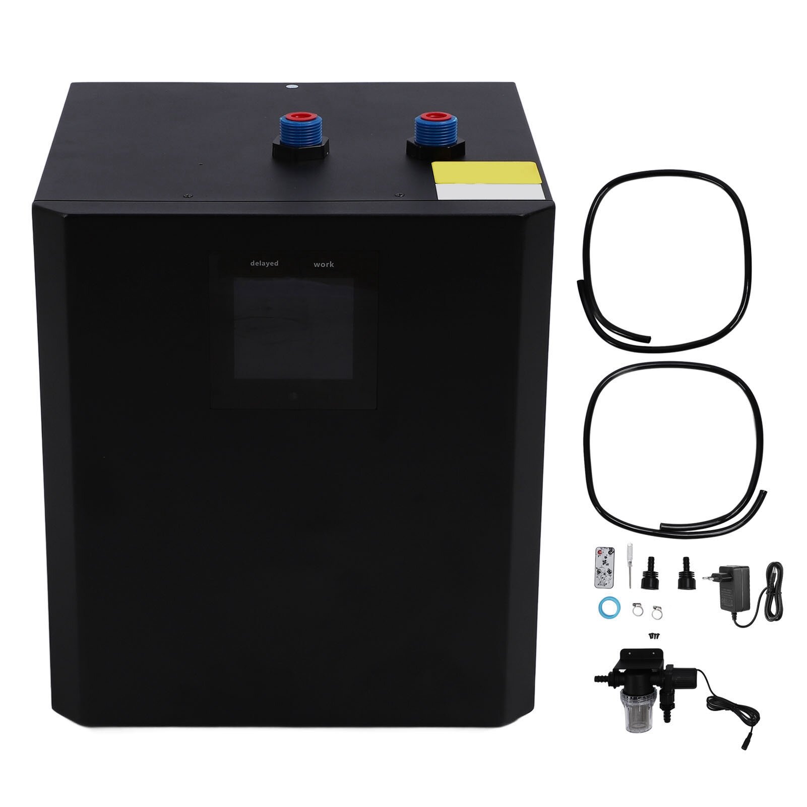 Холодильная установка для ледяной ванны с ЖК-сенсорным экраном, низким уровнем шума, 3 режимами работы, мощностью 1/3 л. с, подходит для дома, отеля и использования на открытом воздухе, вилка европейского стандарта, 220 В.