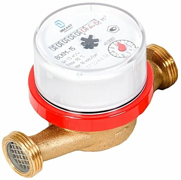 Счетчик воды Декаст ВСКМ-15, 110 мм, с КМЧ, многоструйный