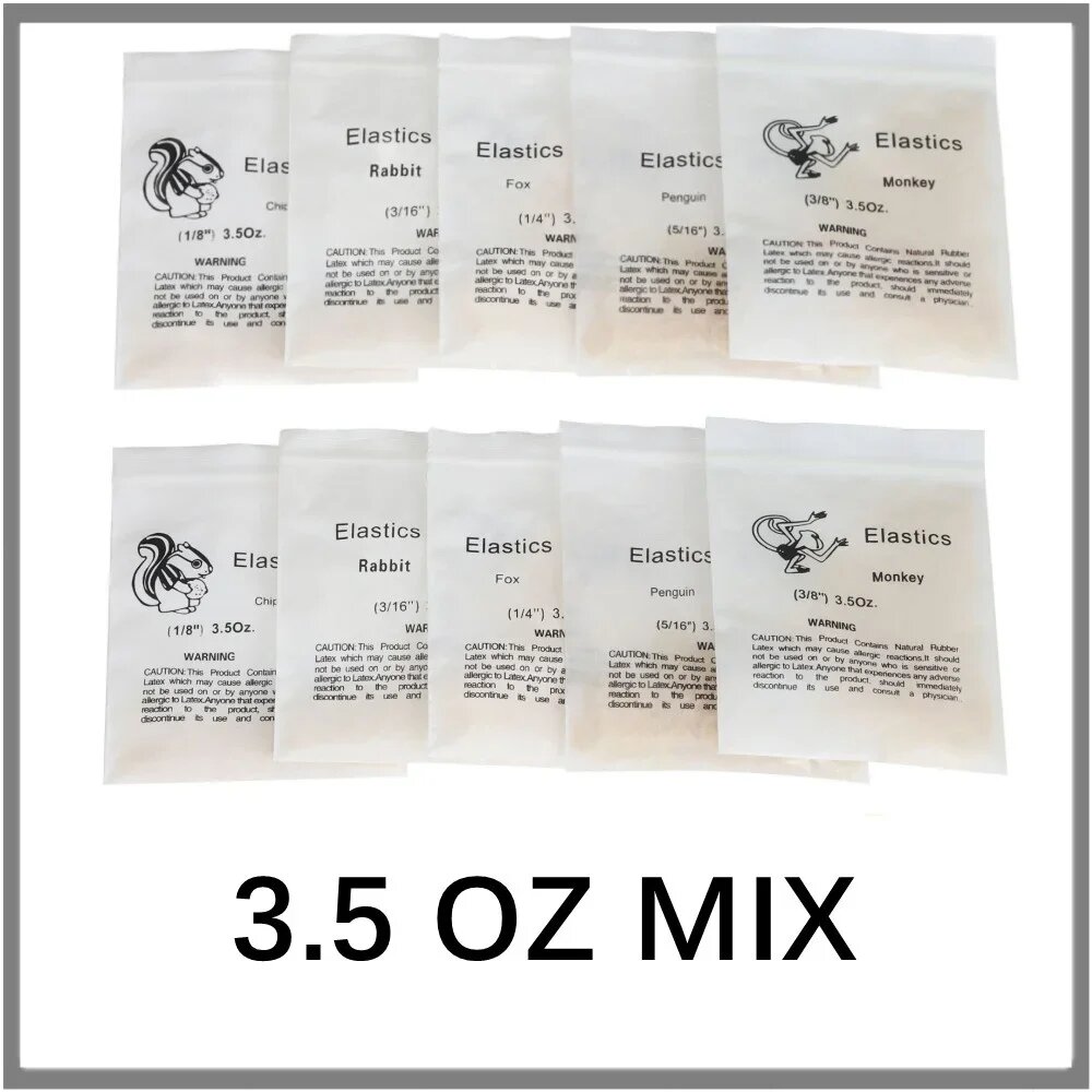 1000 шт, стоматологические ортодонтические эластичные резинки для брекетов для 3.5OZ Mixed 10Bag