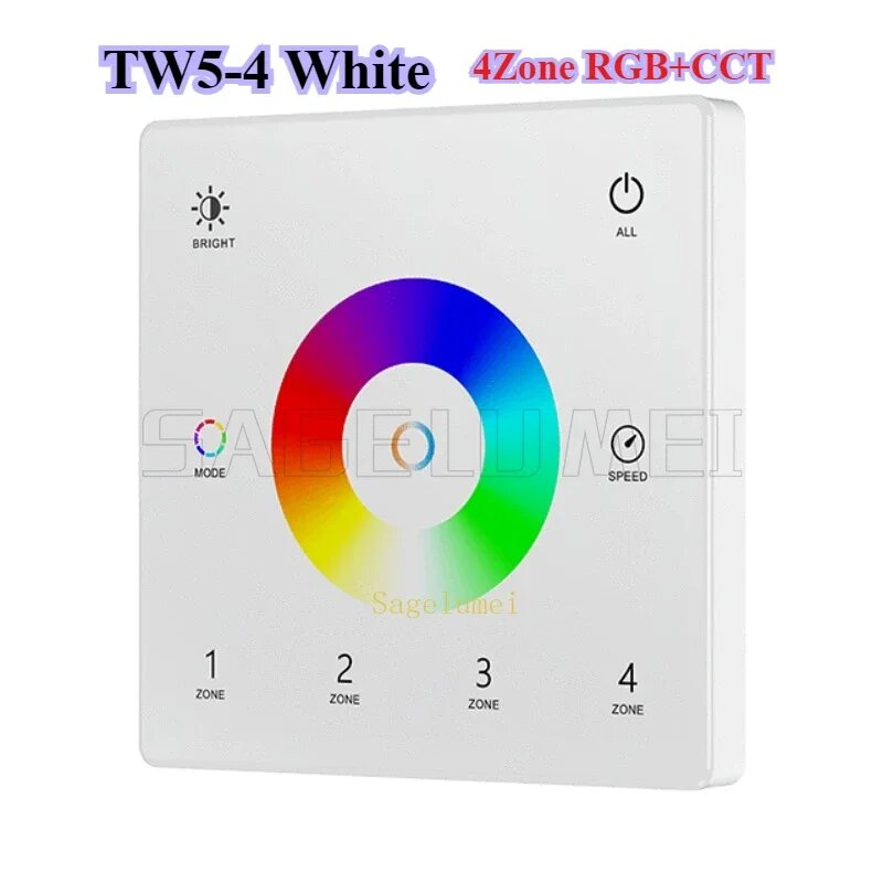 Сенсорная панель 4-зонная TW5-4 (White) Белый