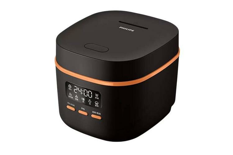 Рисоварка PHILIPS HD3063 многофункциональная, 1,8 л, черная, управление одним касанием, задержка на