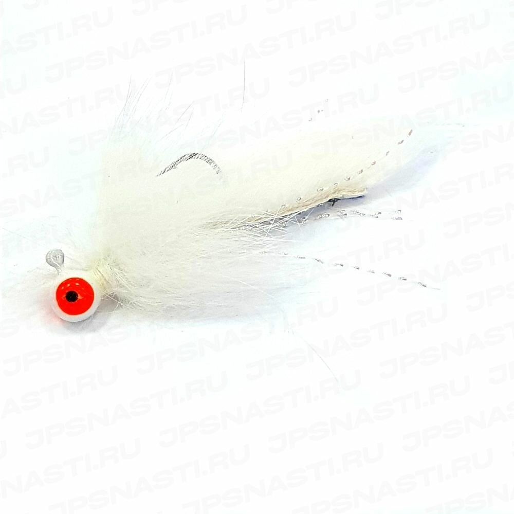 Стример для рыбалки Boroda Baits Roger, 3.5 г, 03-White Death / Уловистые приманки на форель