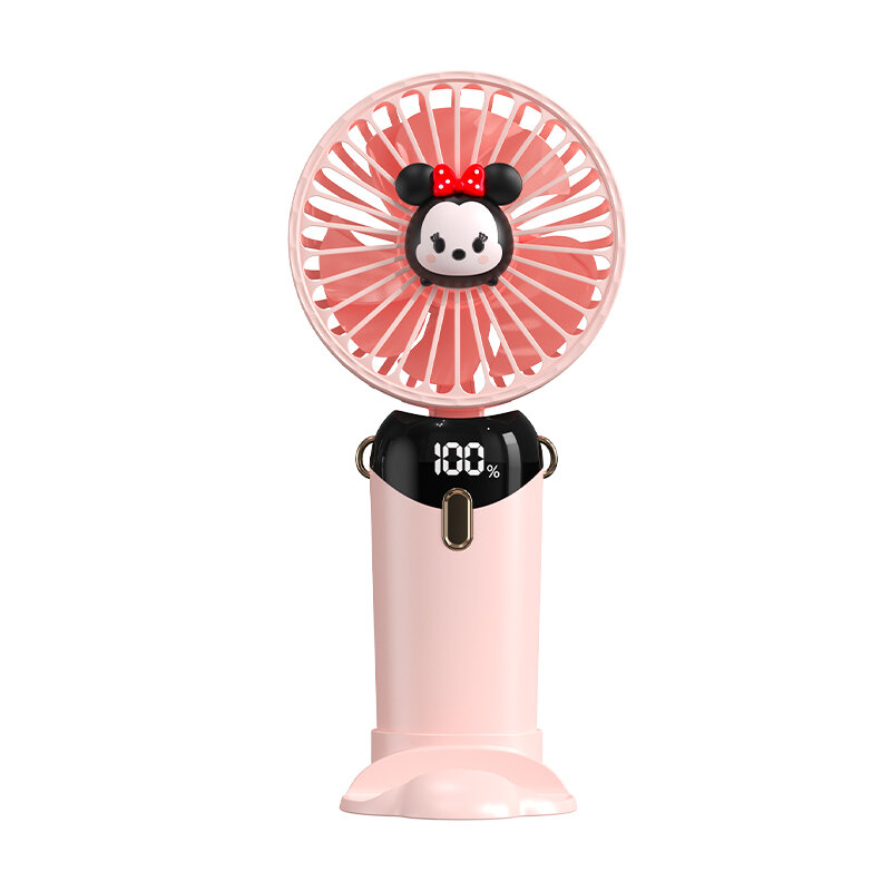 Ручной вентилятор Disney для детей pink minnie, 13439608, компактный, легкий, идеален для летнего отдыха