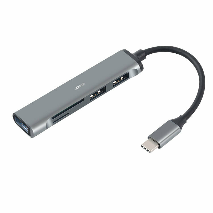 Док-станция MUYKUY USB/Type C хаб, mk-q042b-qt-1, поддержка нескольких устройств, высокая скорость передачи данных