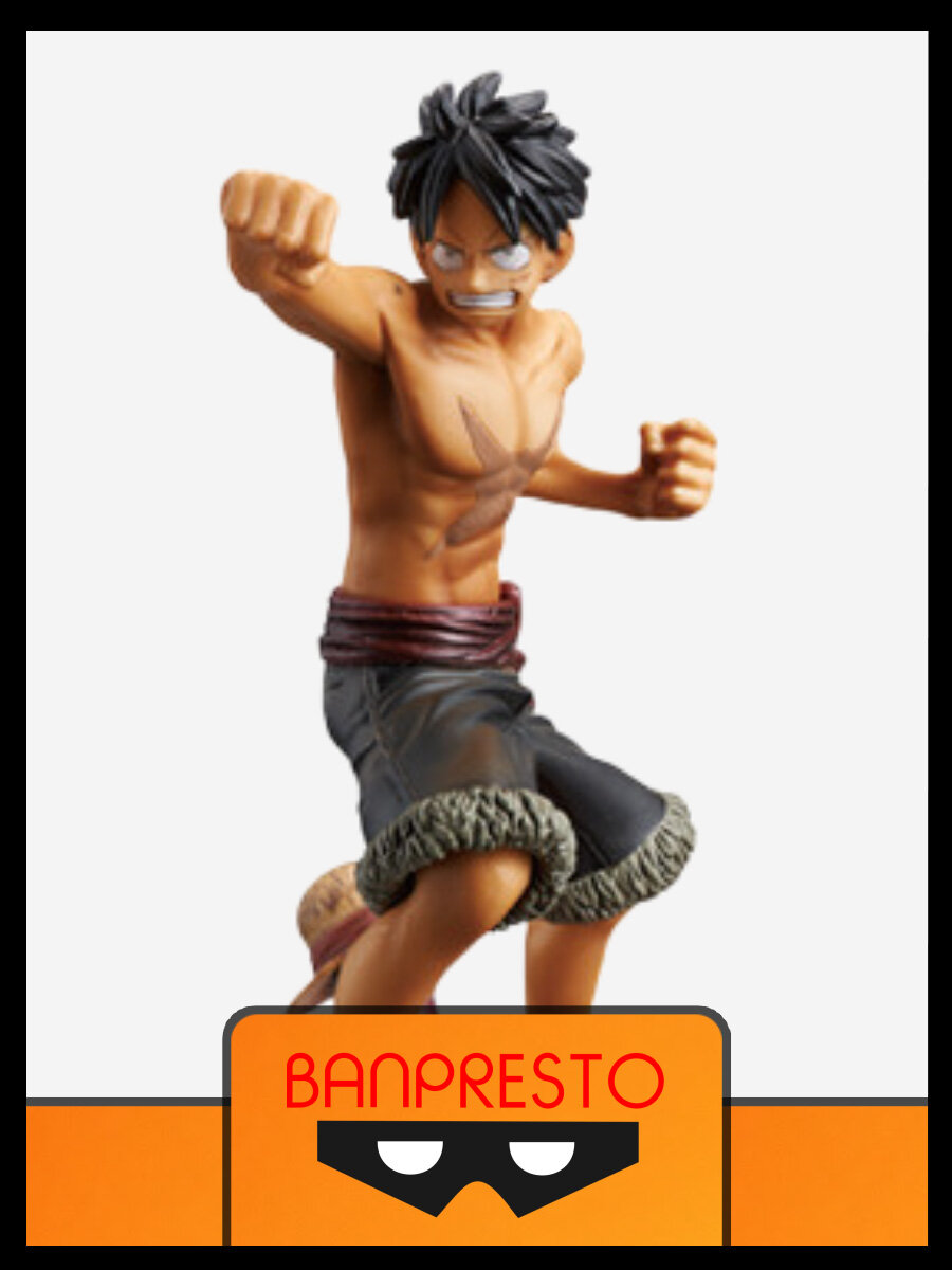 Оригинальная фигурка Monkey D. Luffy от Banpresto из аниме One Piece / Монки Д. Луффи «Ван Пис» 12 см