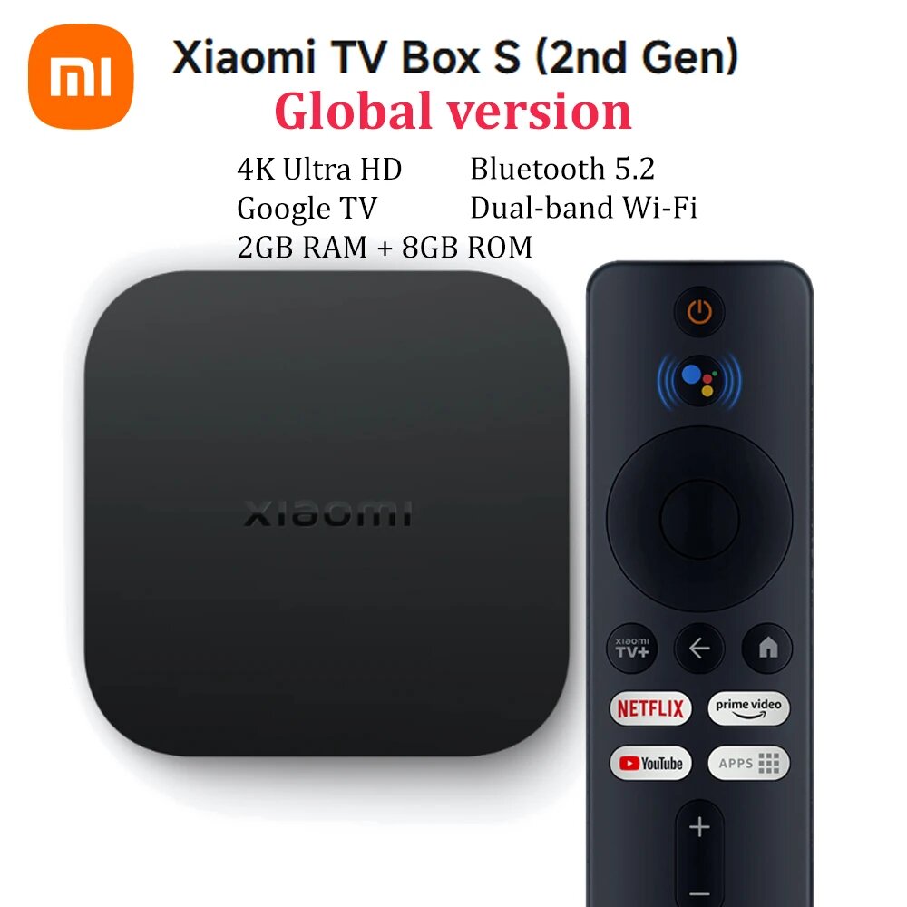 Xiaomi Mi Box 4K Ultra HD Черный