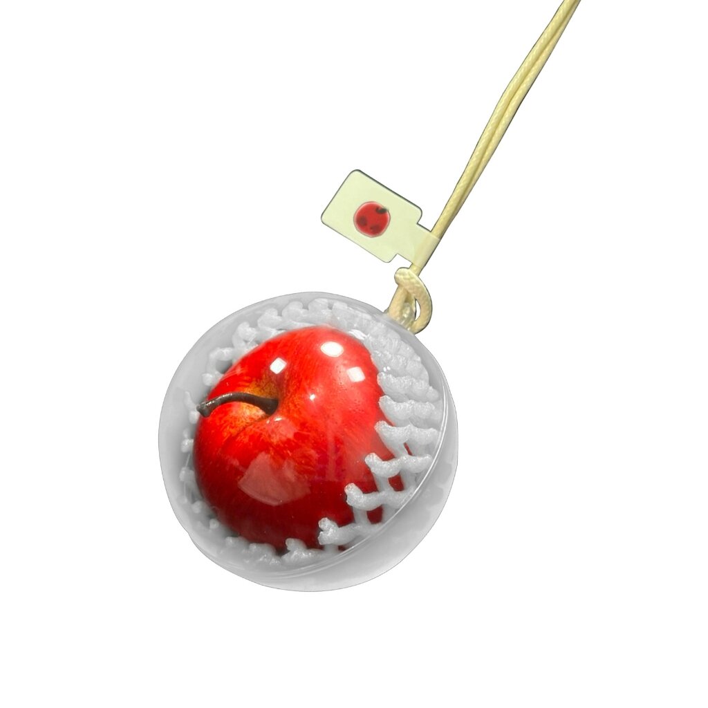 Подвеска с яблоком-Защитная оболочка, Маленькое красное яблоко, подвеска 5 см