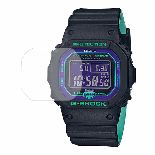 Скрин Мобайл защитный экран для часов Casio GW-B5600BL-1 из гидрогелевая плёнка прозрачная