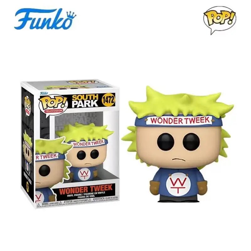 Фигурка Funko Pop South Park Series, аниме Wonder Tweek, модель, украшение для стола, ограниченная серия, Коллекционная кукла, игрушка, подарки