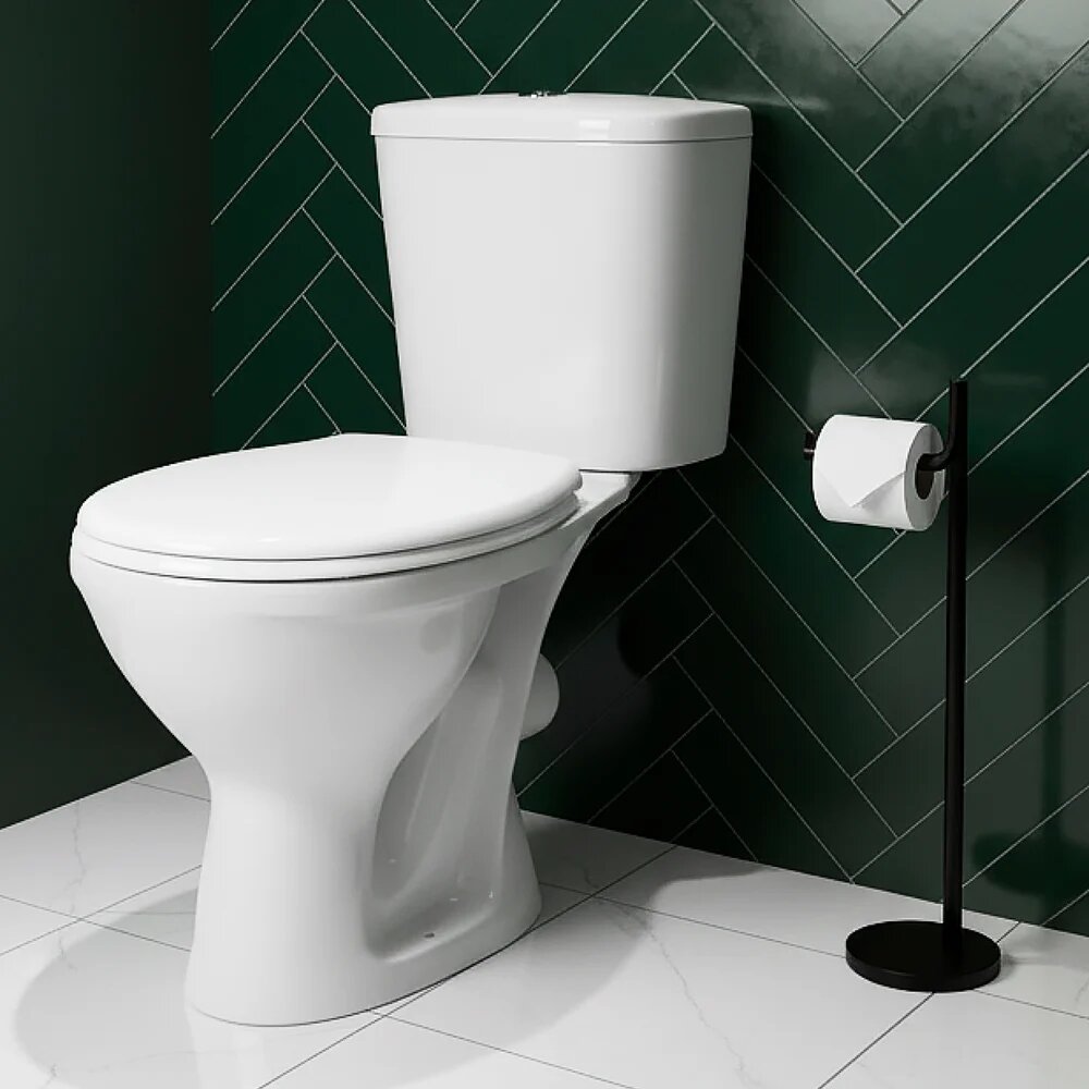 Унитаз-компакт Santeri PRO, г/в, 1-реж, сид. Ппворотынск 450922 023-3063 1P2155S0000BF, белый