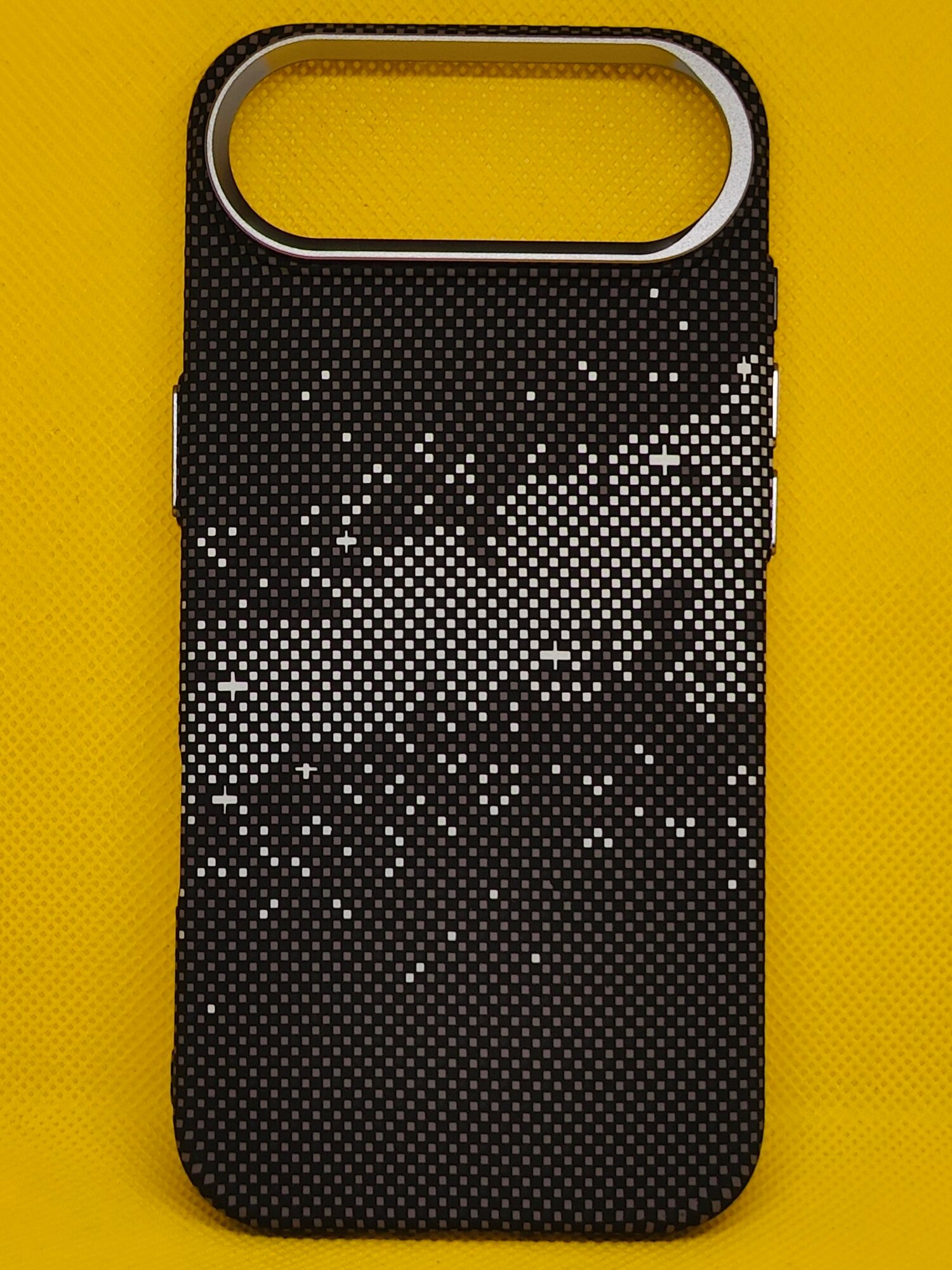 Чехол матовый под карбон Luxo для iPhone 17 Air с поддержкой магсейф / черный град