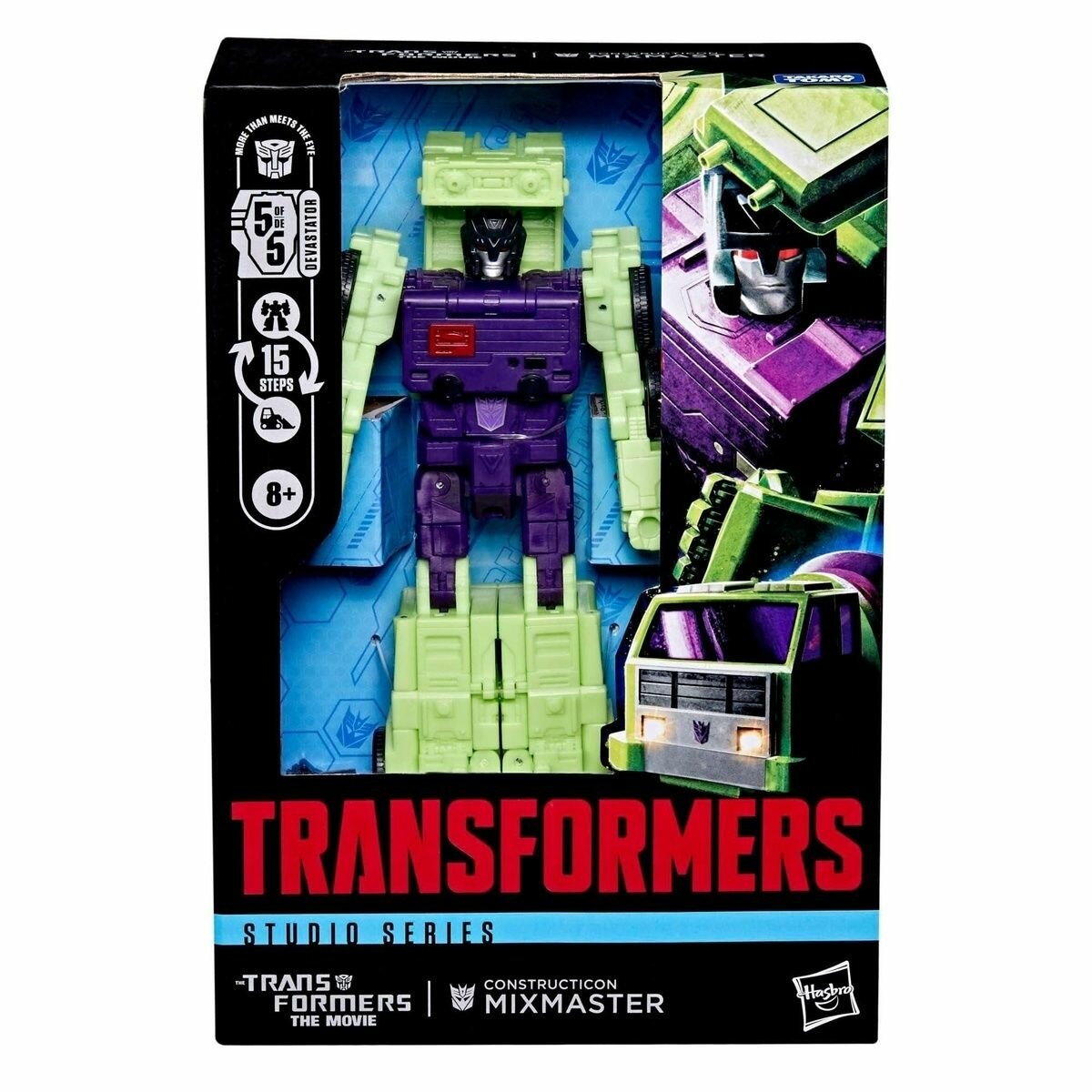Трансформеры Игрушка хасбро 86 Constructicon Mixmaster Voyager Class Transformers Studio Series Transformers: The Movie 86