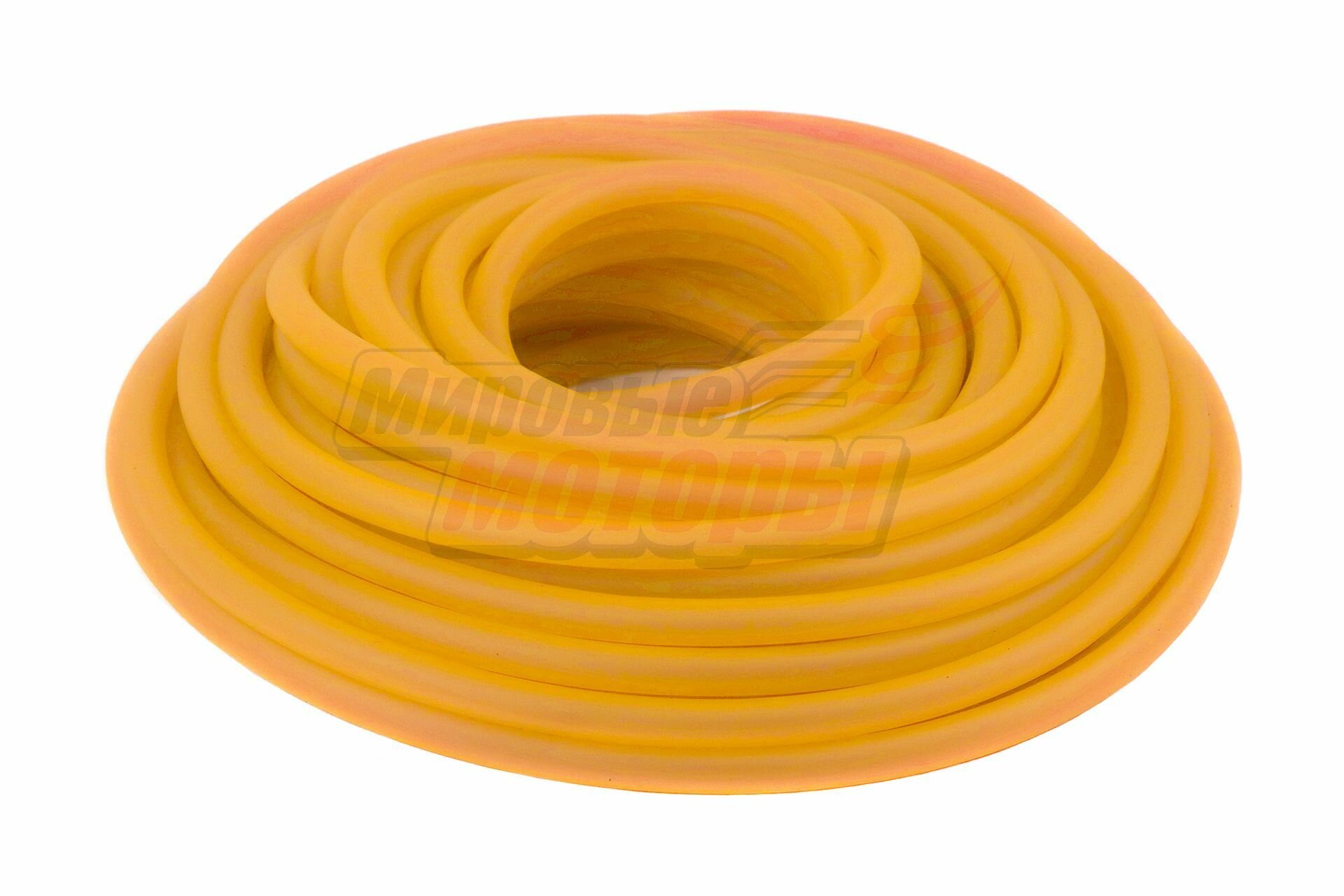 Бензошланг скутер, мопед силикон оранжевый d8(4) mm (1м)