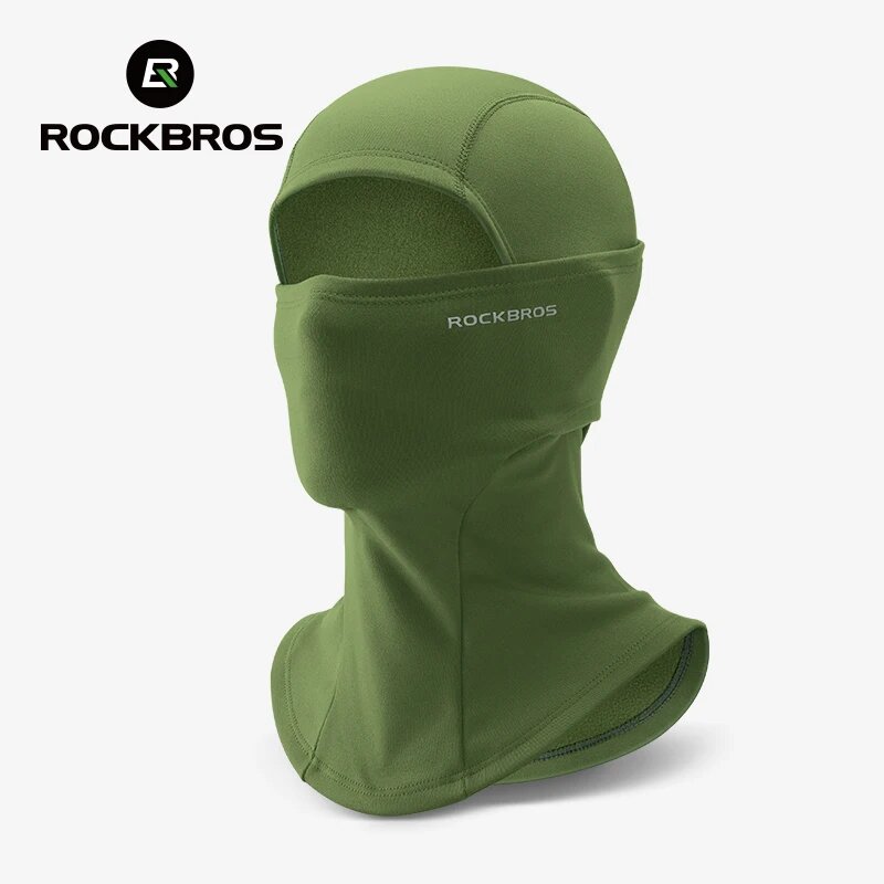 ROCKBROS Велосипедная маска из полиэстера Зеленый, LF7345-5