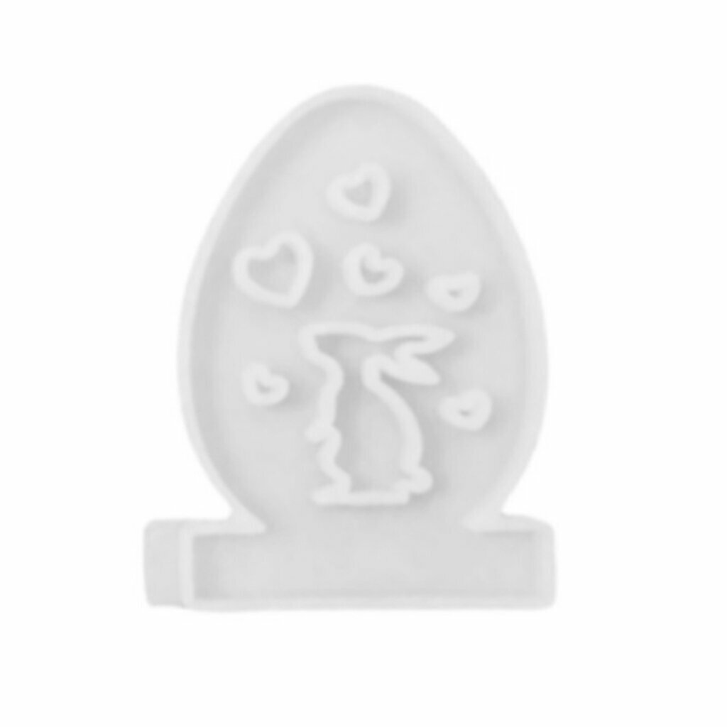 Аксессуар для Пасхи, Форма для сердечных зайцев в форме яйца - зайцы в форме яйца, 1 набор