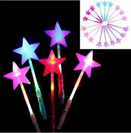 Светящиеся звёздные палочки волшебные фонарики для концертов и вечеринок