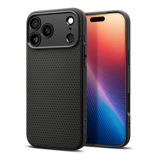 Чехол Spigen Liquid Air для iPhone 17 Pro Max (ACS10265) Matte Black
