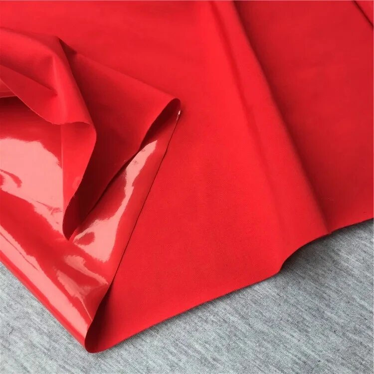 Виниловая кожа ткань красная, 50 см, Color: C