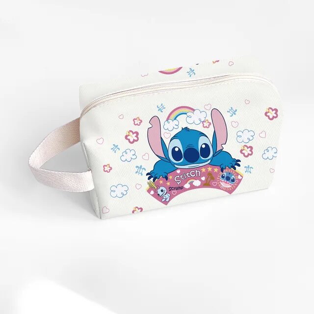 Новая косметичка Stitch & Lily, милая, водонепроницаемая, портативный дорожный органайзер, идеальный подарок на день рождения для девочек.