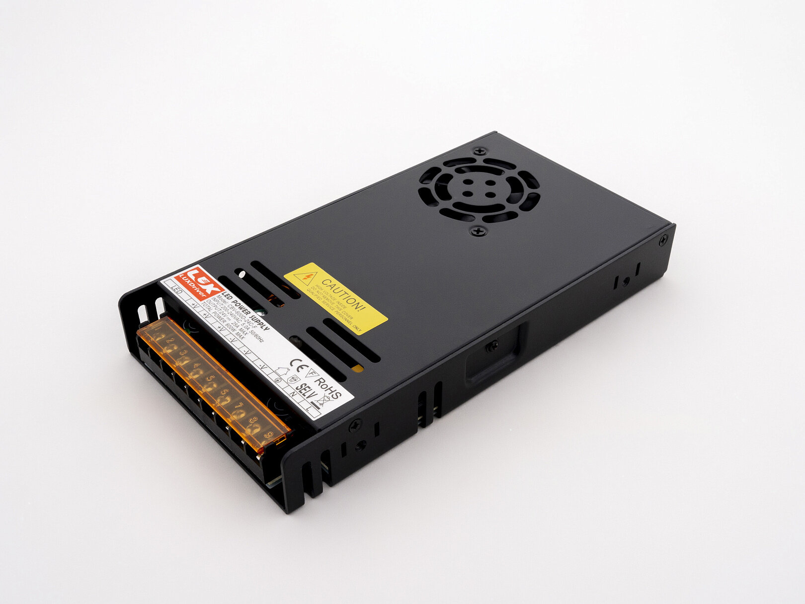 Блок питания для светодиодов LUXDriver 24 В 600 Вт, 25 А, для светодиодной ленты