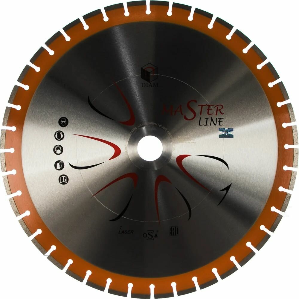 Круг алмазный сегментный 1A1RSS Универсал Master Line (600х90/50 мм) DIAM 000492