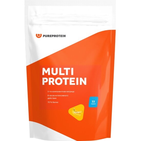 Протеин Pureprotein Мультикомпонентный Банан 1000г