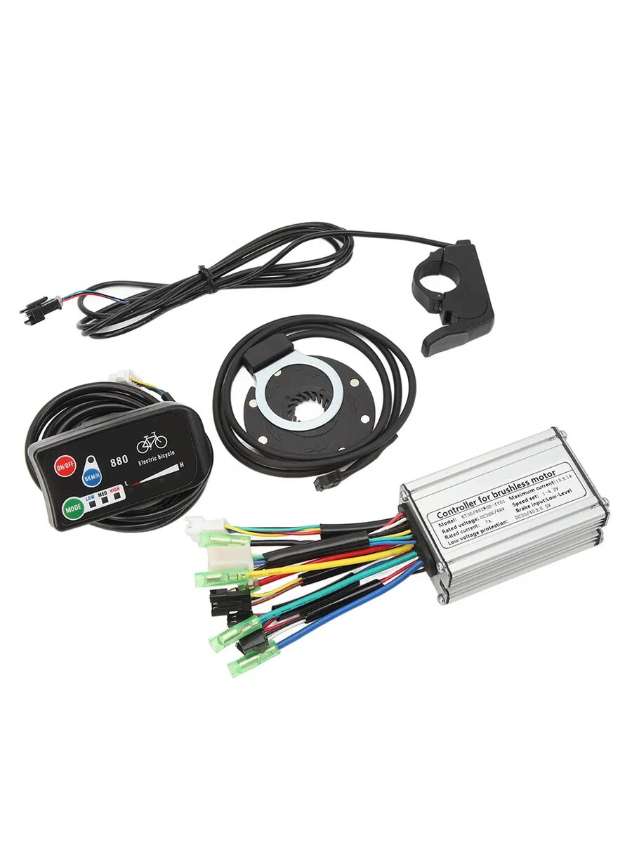 Контроллер двигателя электрического велосипеда 36 В 48 В 250