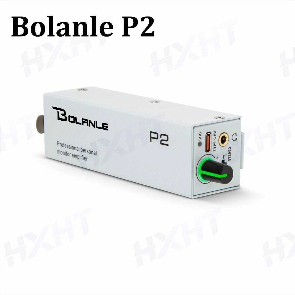 Bolanle P2 IEM Система Ушного Мониторинга С Усилитель, Перезаряжаемый USB-C, Ультракомпактный